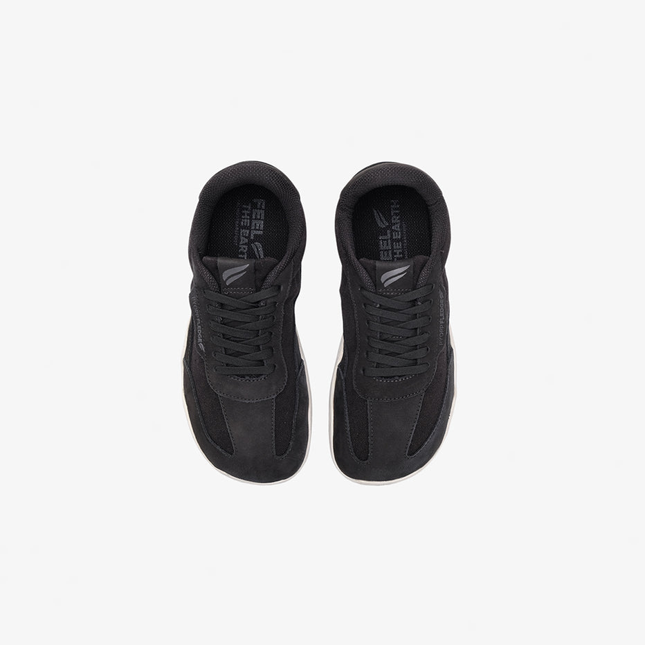 Pyopp Fledge Pada - Black on White – Barefoot Shoes Australia