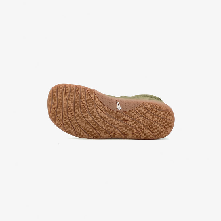 Pyopp Fledge Pada - Olive On Gum – Barefoot Shoes Australia