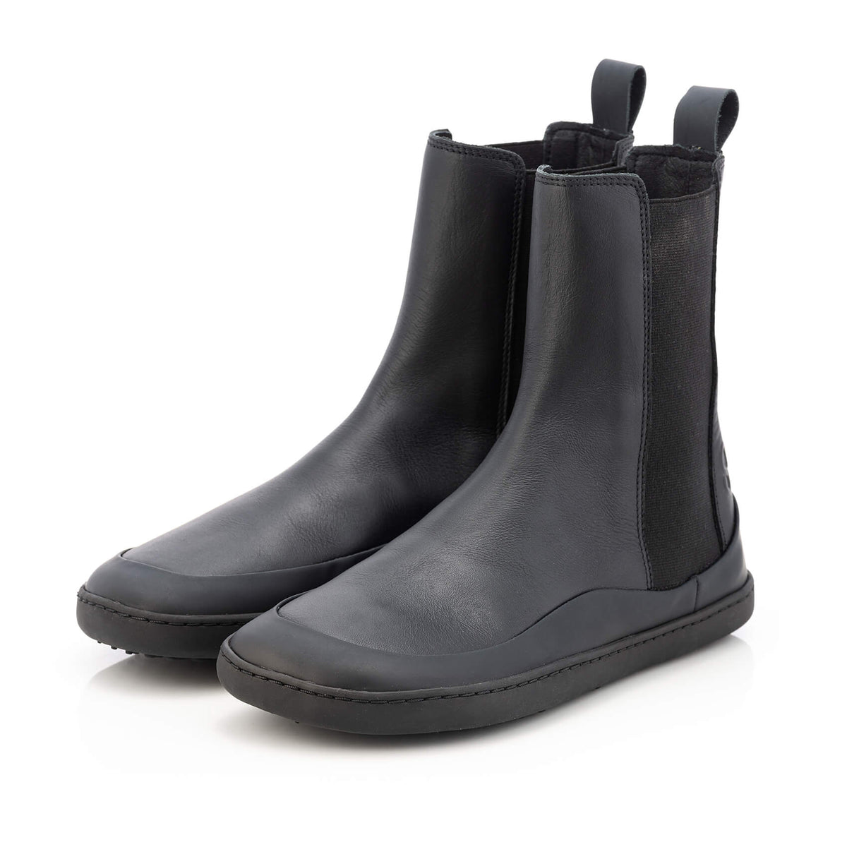 Shapen Victory Barefoot Chelsea Boots - Black Leather – Barefoot Shoes ...