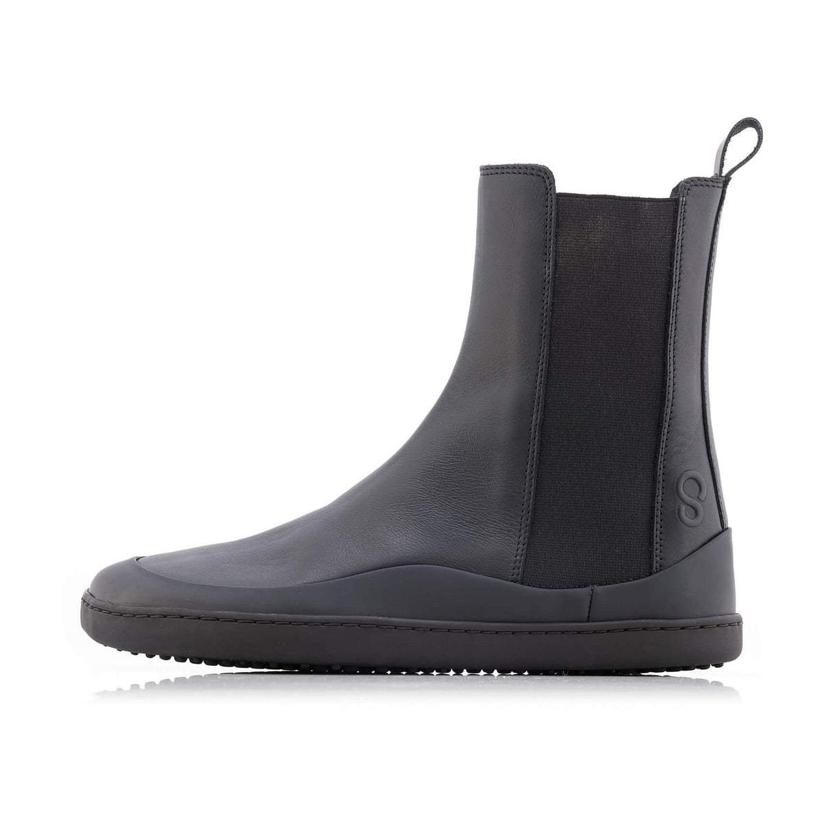 Shapen Victory Barefoot Chelsea Boots - Black Leather – Barefoot Shoes ...