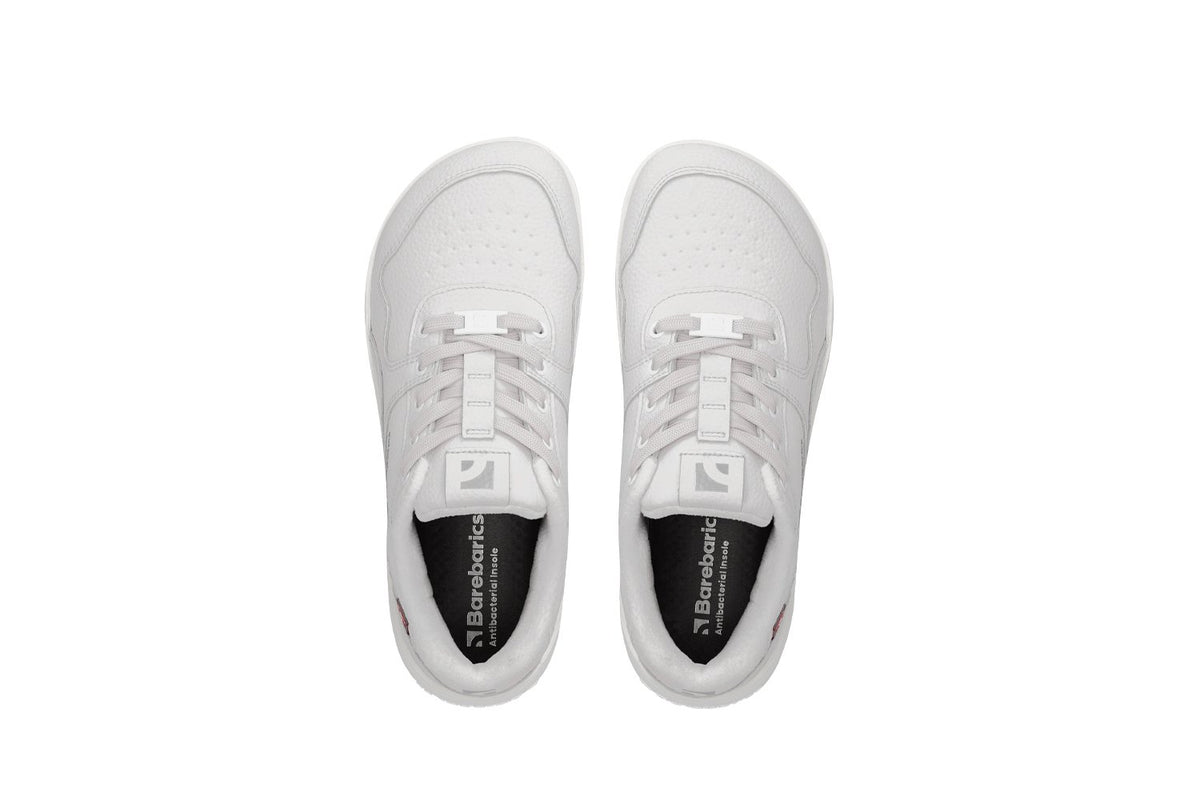 Barebarics Zing Frost - Light Grey & White – Barefoot Shoes Australia