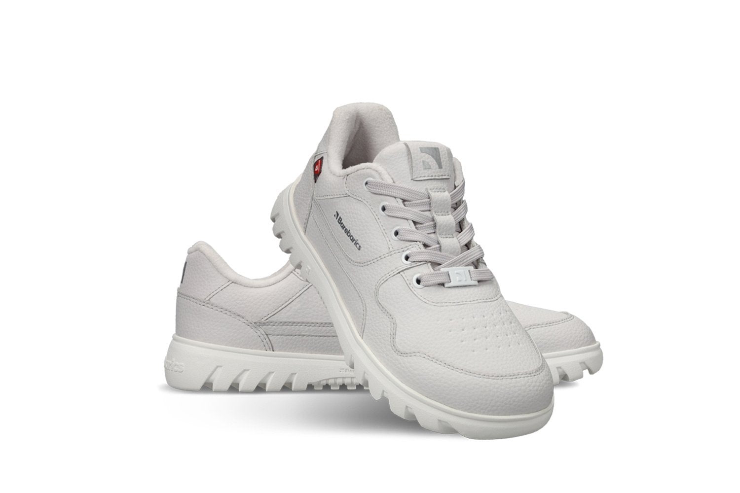 Barebarics Zing Frost - Light Grey & White – Barefoot Shoes Australia